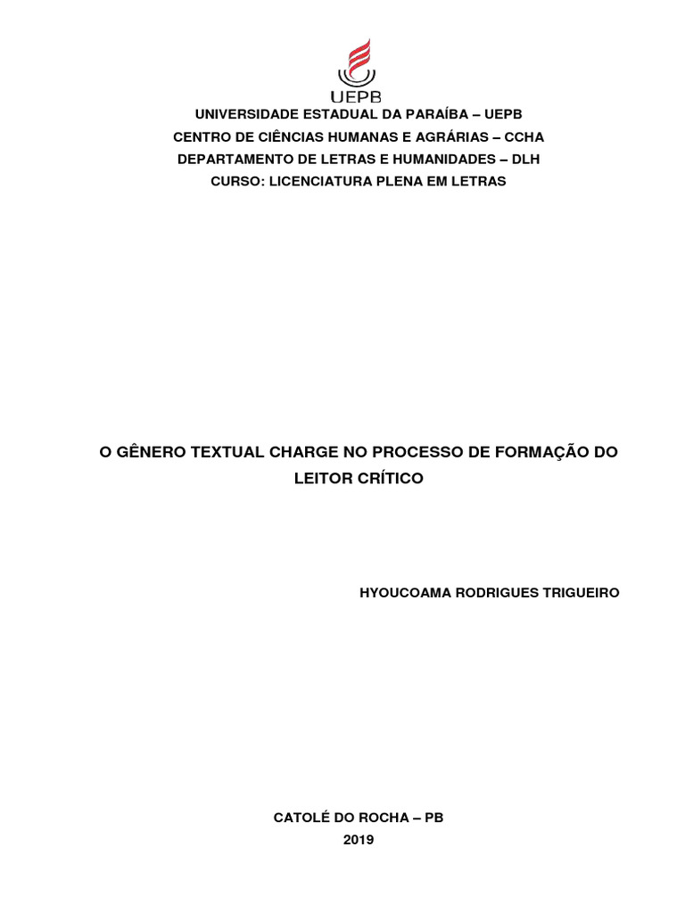 Charge como Ferramenta de Leitura Crítica | PDF | Aprendizado ...