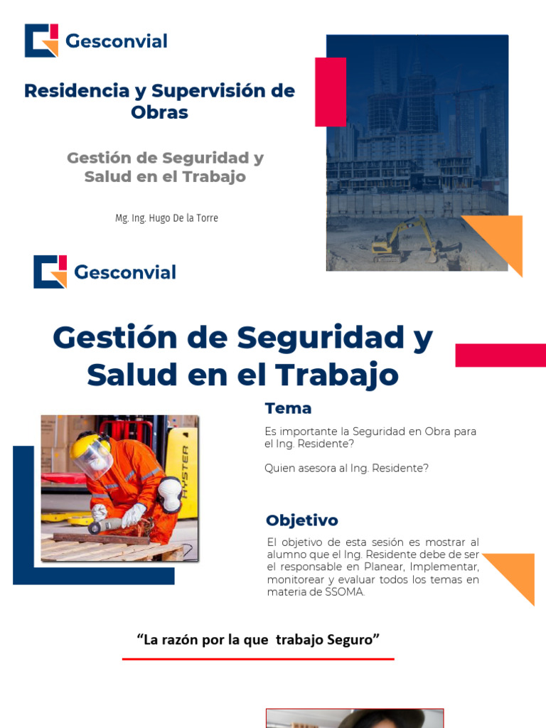 230625_Clase 7_Gestión de Seguridad y Salud en el Trabajo | PDF | Evaluación de riesgos ...