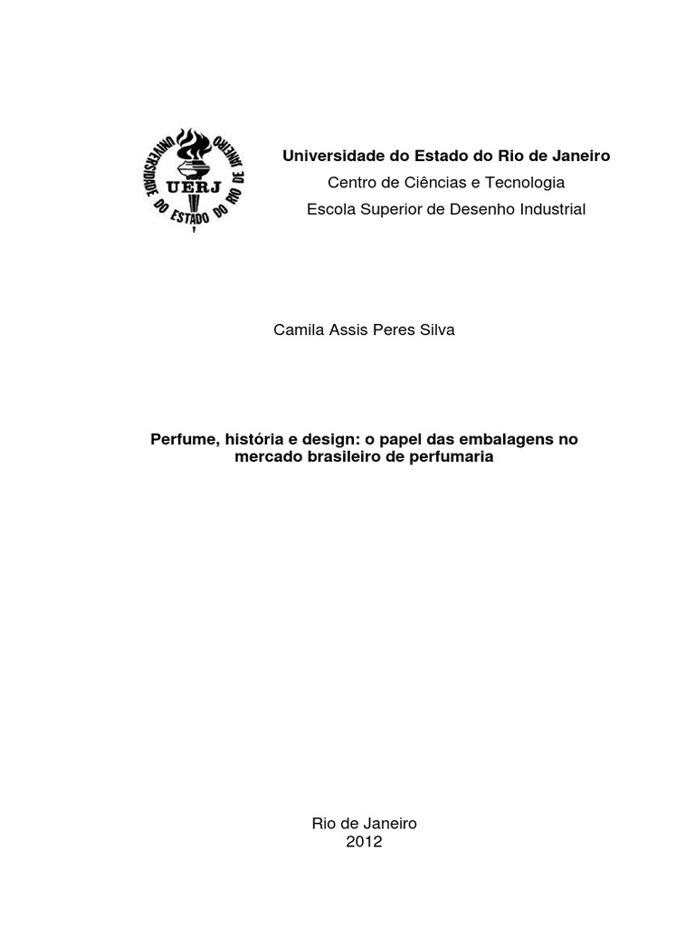 Design de Embalagens de Perfumes no Brasil | PDF | Esboço | Mercado ...
