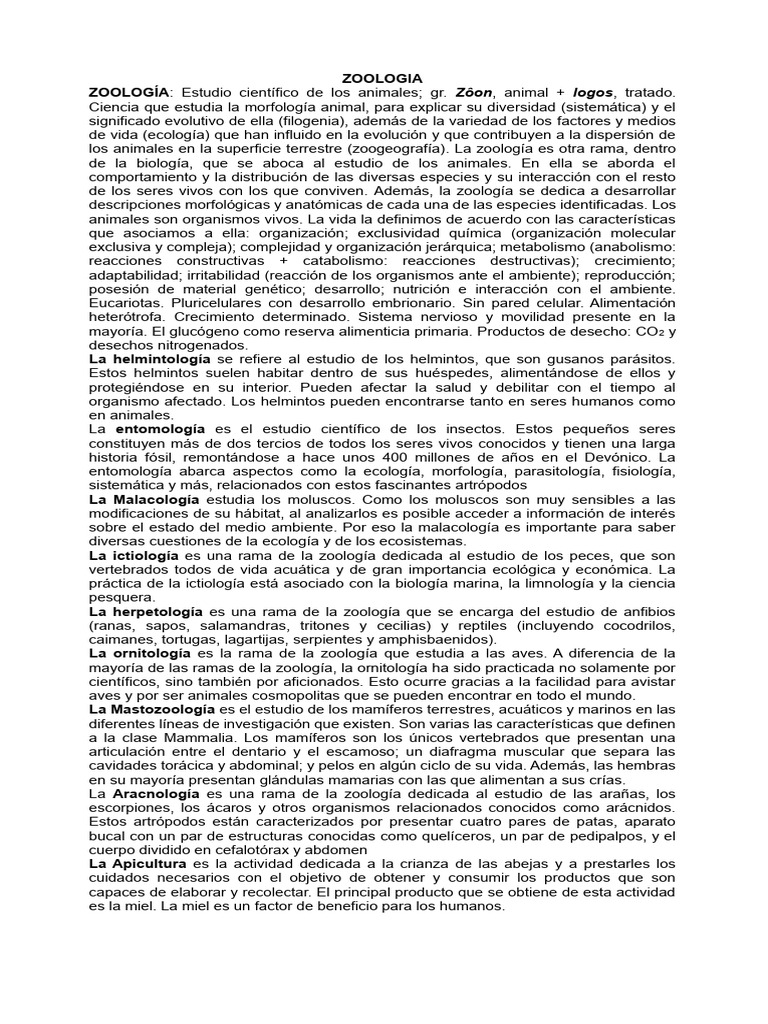 Introducción a la Zoología y Botánica | PDF | Microbiología | Botánica