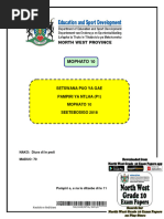 Grade 8 Setswana Exam Questions | PDF