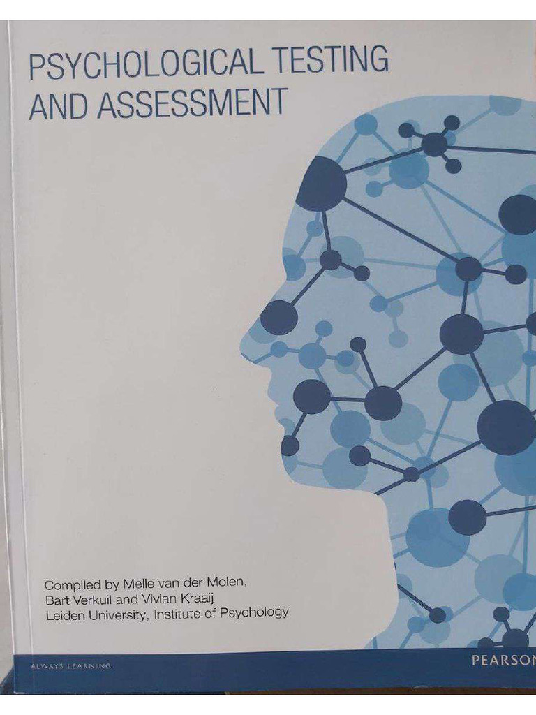 Psychological Testing & Assessment Super Legit Custom Student Edition ...