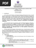 Sample FGD Minutes | PDF | Learning | Teachers