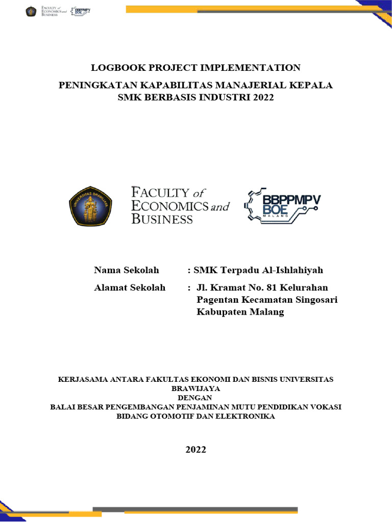 LOGBOOK PROJECT IMPLEMENTATION Compress Fix | PDF | Seni