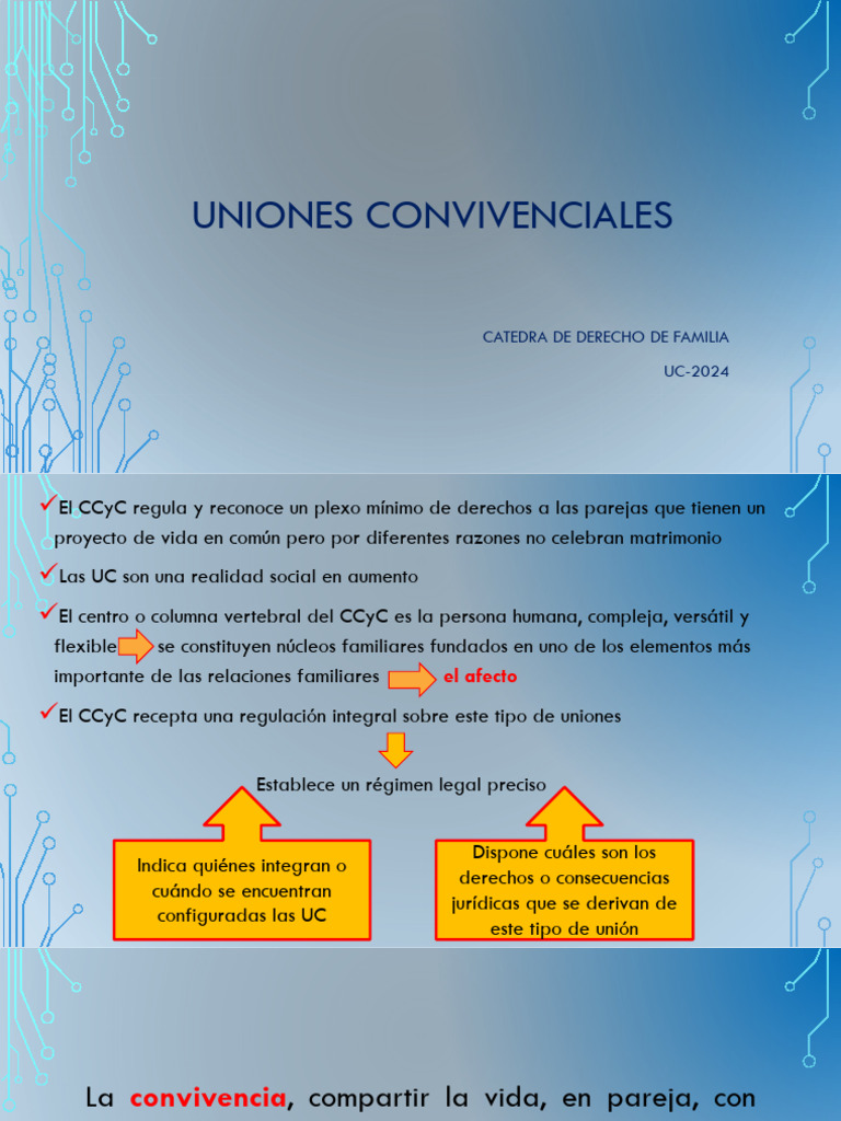 Modulo X - Uniones Convivenciales | PDF | Unión civil | Matrimonio