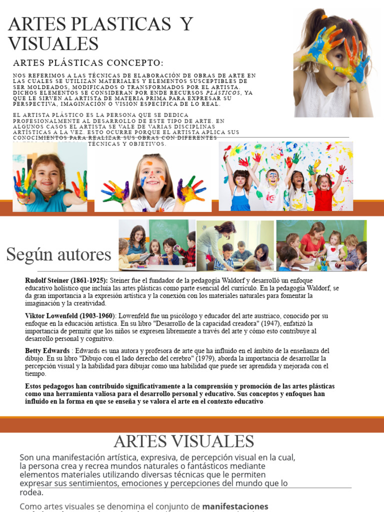 Conceptos de Artes Plásticas y Visuales | PDF | Waldorf Education ...