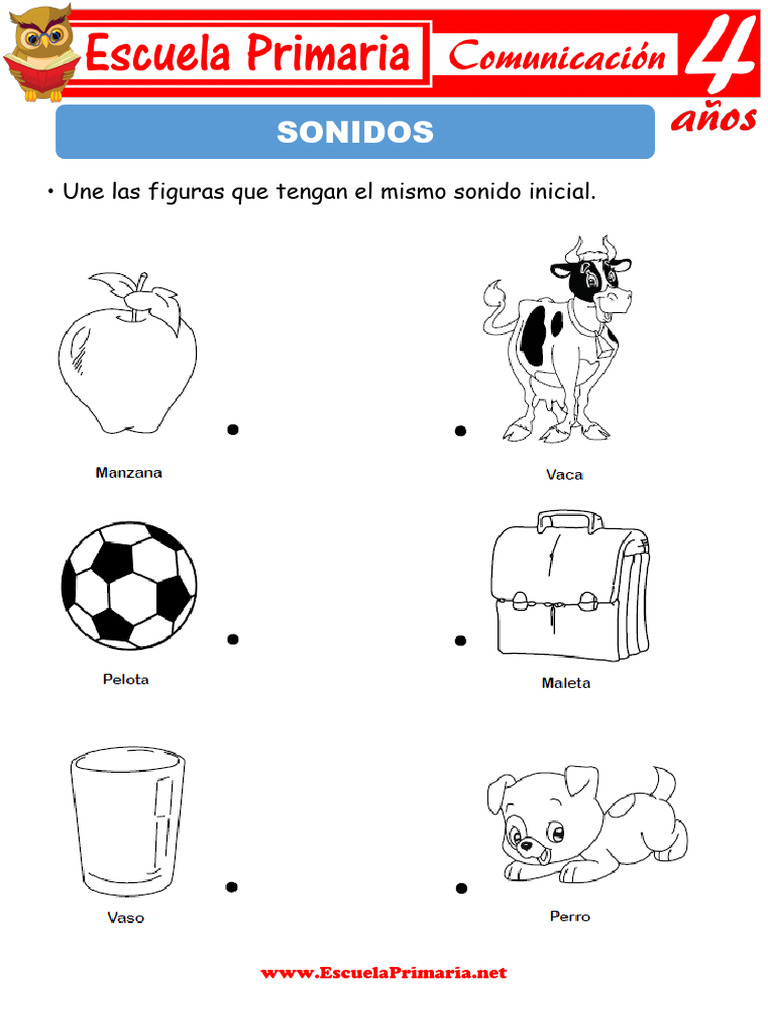 Actividades de Sonido Inicial para Niños | PDF