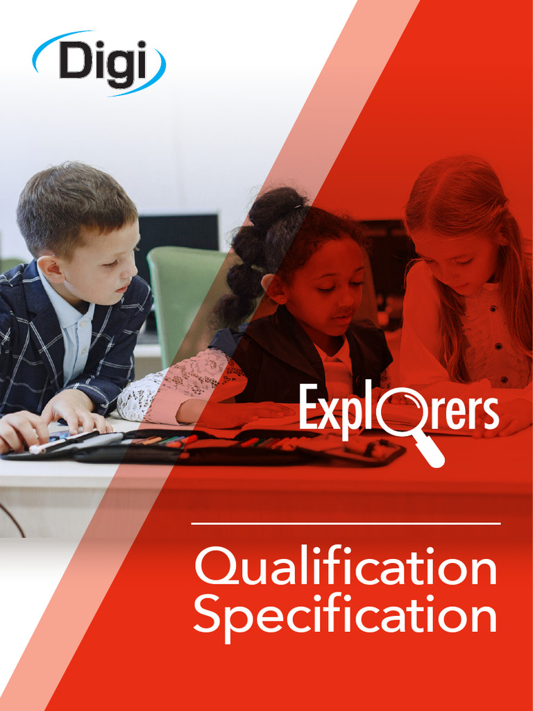 Digi-Explorers Qualification Overview | PDF | Educational Assessment ...