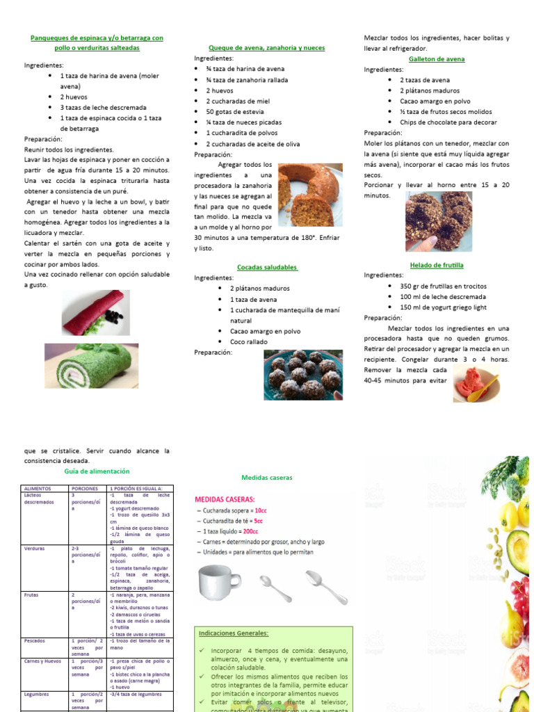 recetario saludable | PDF | Panes | Alimentos