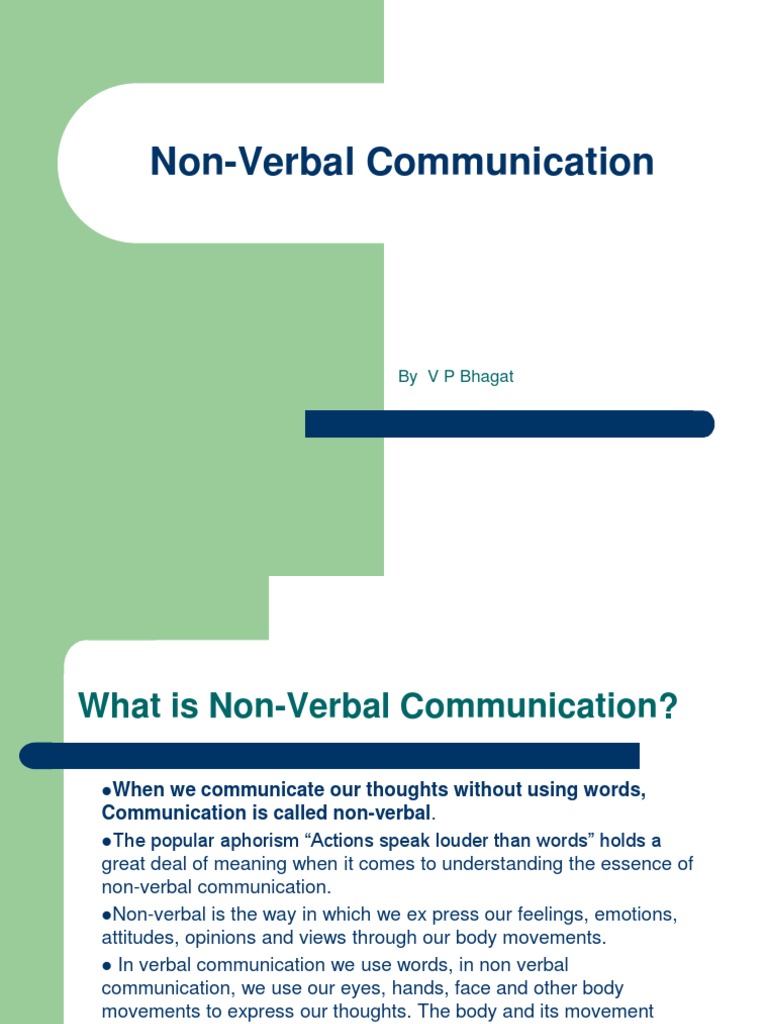Non-Verbal Communication 12 | Gesture | Nonverbal Communication