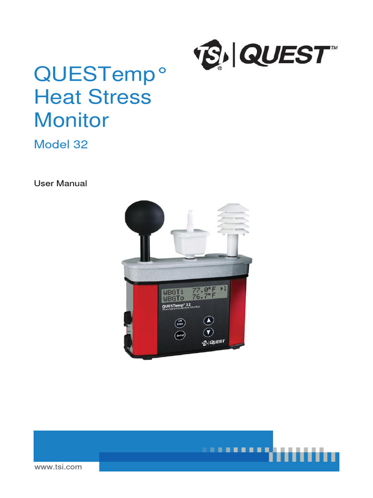 QUESTemp 32 User Manual 056-661 RevK | PDF | Humidity | Rechargeable ...