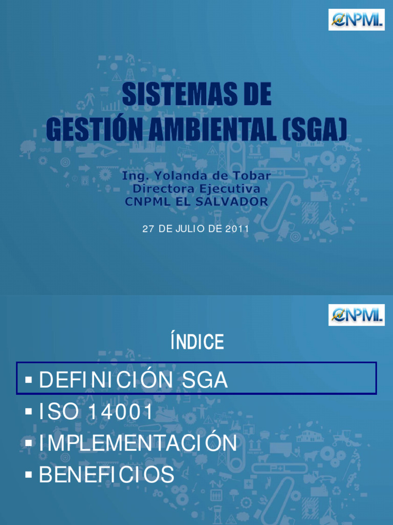 Sistema de Gestion Ambiental (SGA) | PDF Sistema de Gestion Ambiental (SGA) | PDF
