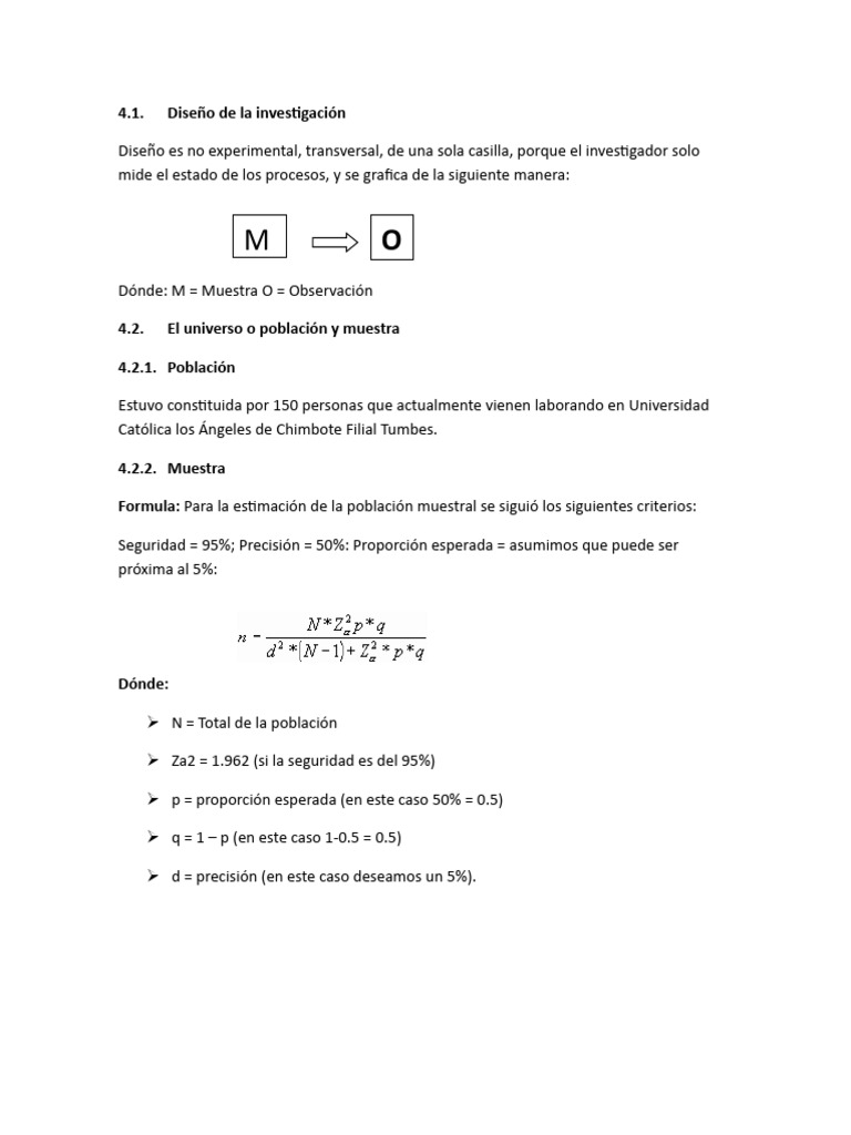 modelo palas | PDF | Muestreo (Estadísticas) | Determinación del tamaño de la muestra