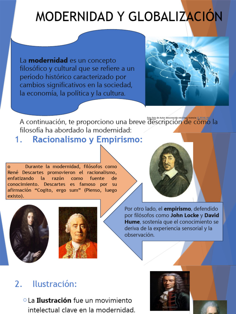 Filosofía De La Modernidad Y Globalización Pdf Empirismo Positivismo