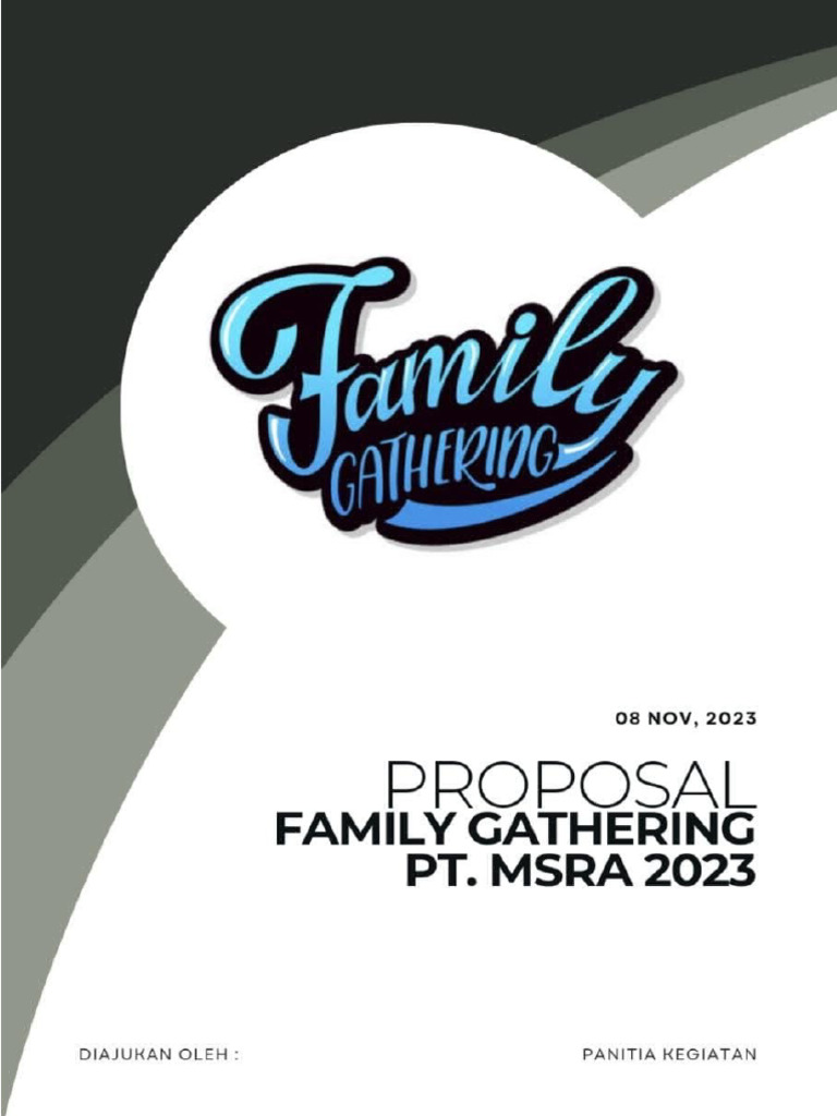 Proposal Sponsorship Family Gathering 2023 | PDF