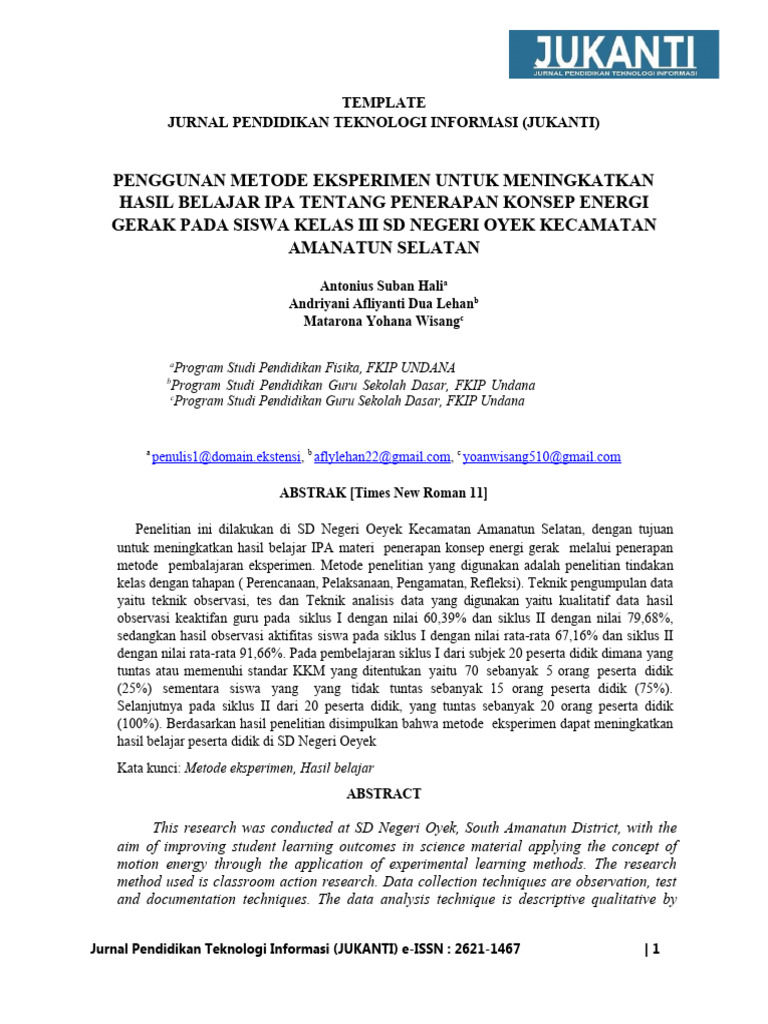 Template Jukanti | PDF