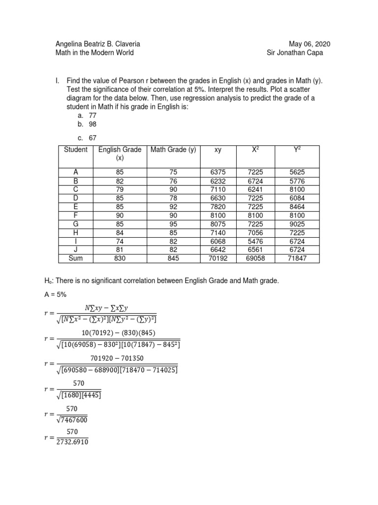 Pearson R Correlation and Prediction | PDF | Statistics | Actuarial Science