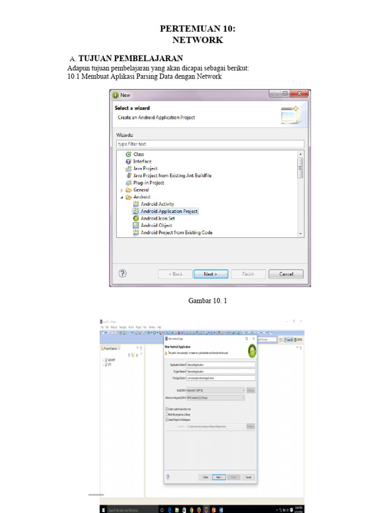 Pertemuan 10 Network | PDF | Json | Android (Operating System)