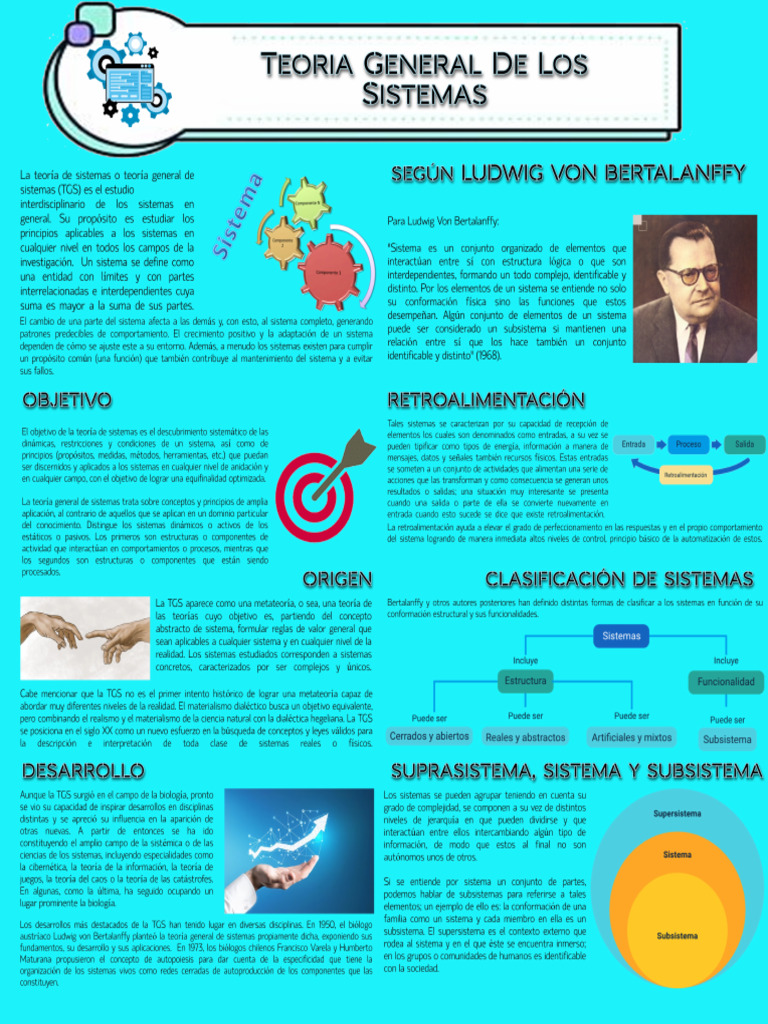 Infografia Andres Lizarazo Teoria General De Sistemas | PDF
