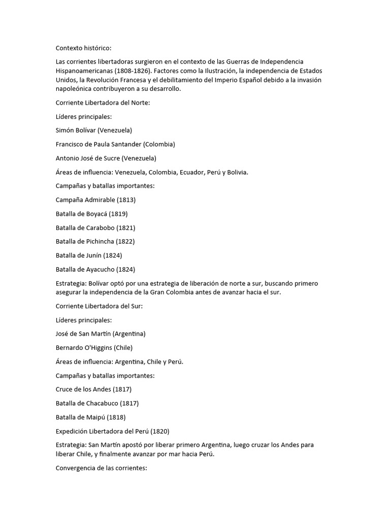 Independecia Del Perú | PDF | Perú | América del Sur