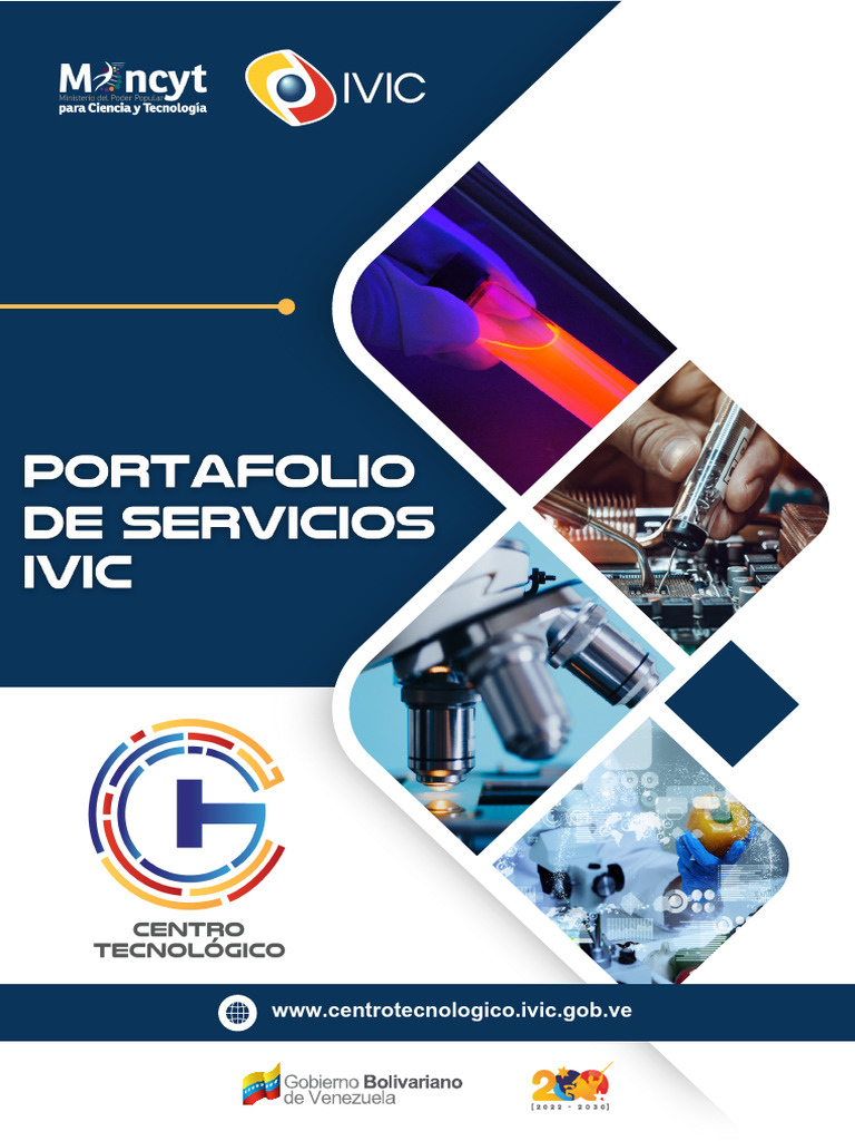 Portafolio de Servicios Especializados IVIC 2024 | PDF | Catálisis ...