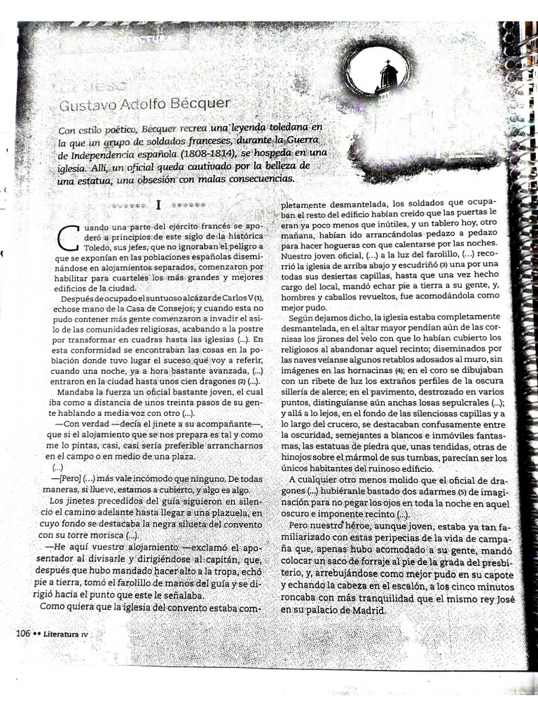 El Beso de Gustavo Adolfo Bécquer | PDF