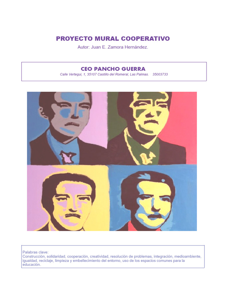 39 Proyecto Mural Cooperativo | PDF | Color | Evaluación