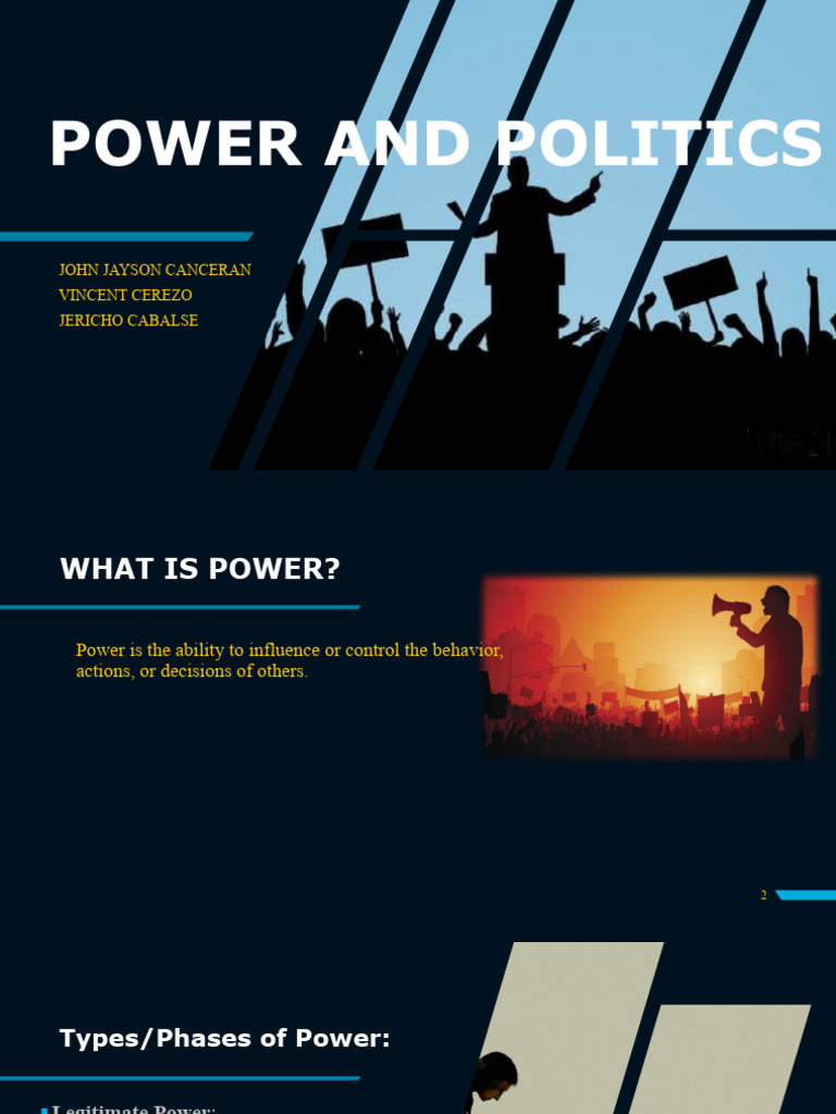 Power and Politics | PDF | Power (Social And Political) | Psychological ...