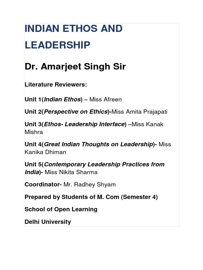 INDIAN ETHOS Units | PDF | Moksha | Hindu Texts
