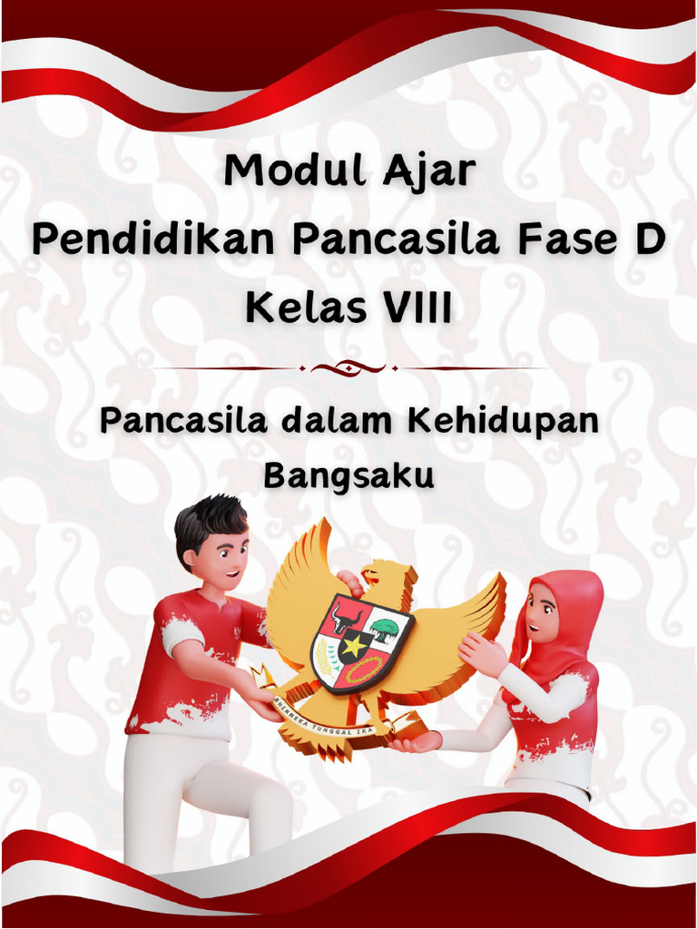 Modul Ajar Pendidikan Pancasila Fase D Kelas VIII Pendekatan CRT Dan TaRL | PDF