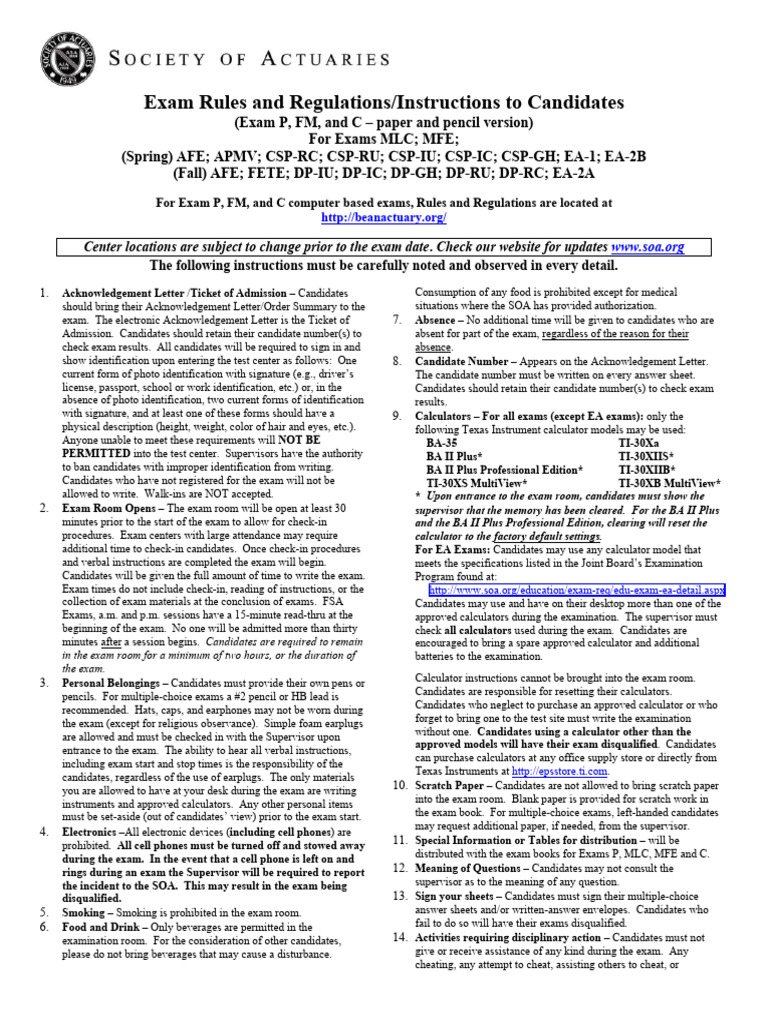 Edu Rules Reg Instructions | PDF | Qualifications | Tests