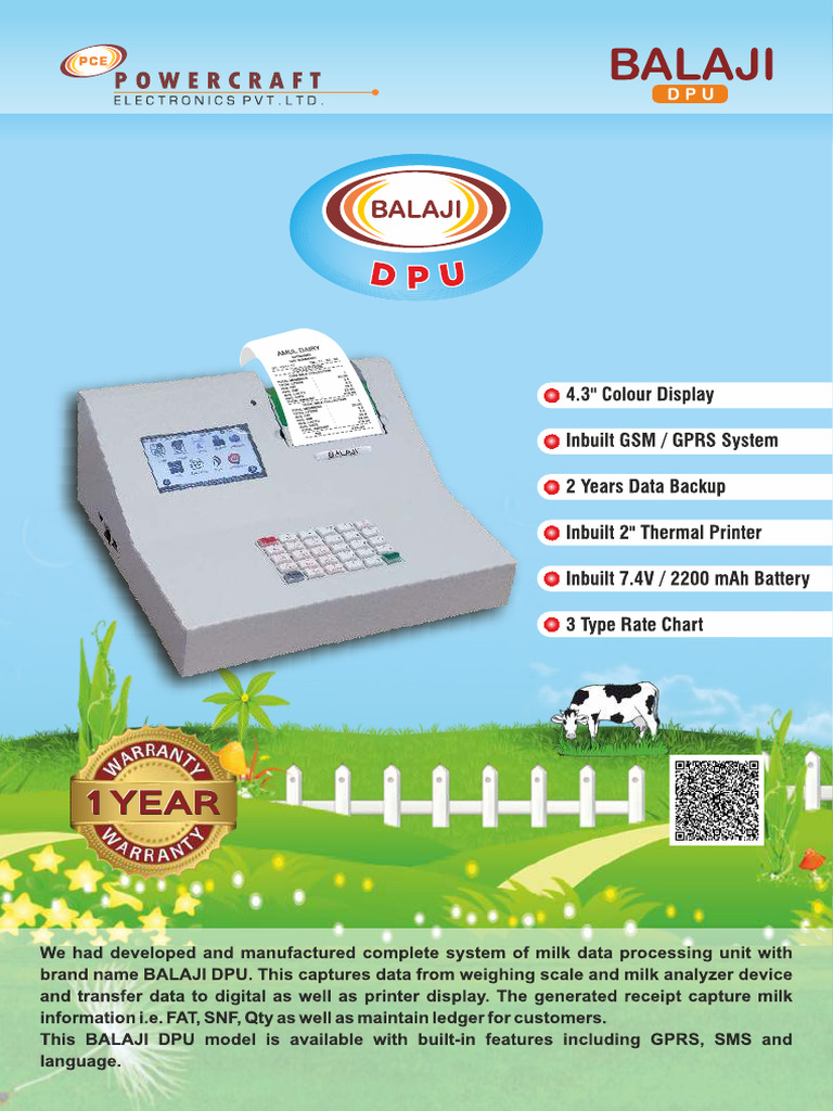 Automatic Milk Collection Unit | PDF
