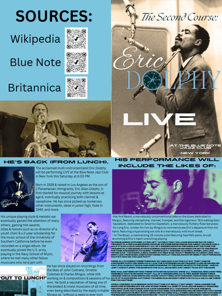 Eric Dolphy Live at Blue Note NYC | PDF | Jazz | Musicology