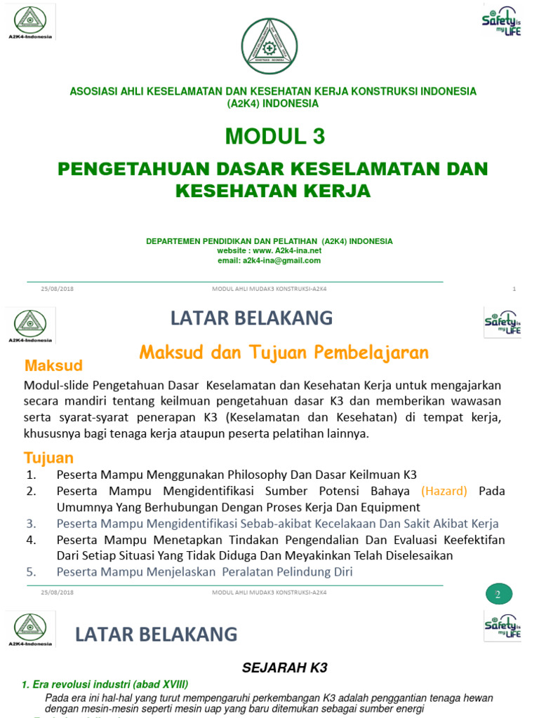 Pengetahuan Dasar k3 | PDF