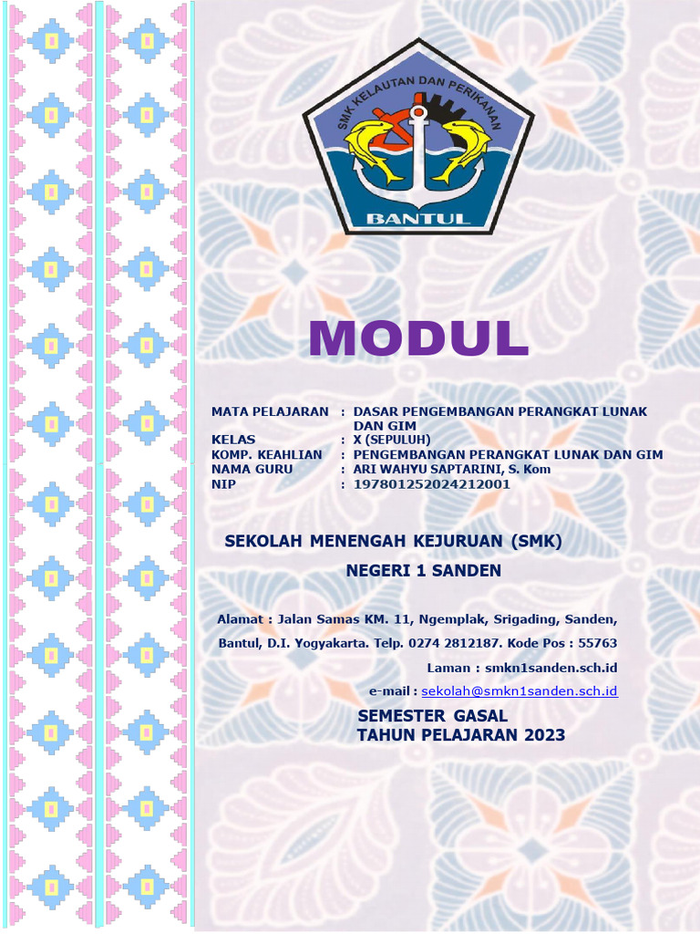 Modul Kelas X PPLG 1 | PDF