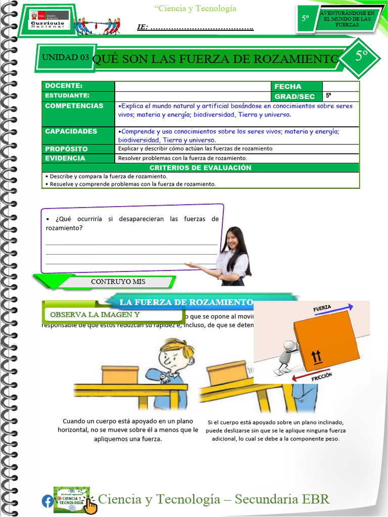 D-5º Act 5 - Cyt-Und 3 | PDF | Fricción | Fuerza