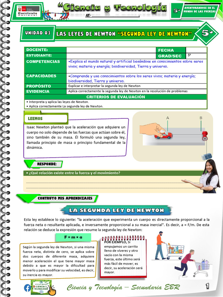 D-5º Act 4 - Cyt-Und 3 | PDF | Fuerza | Masa