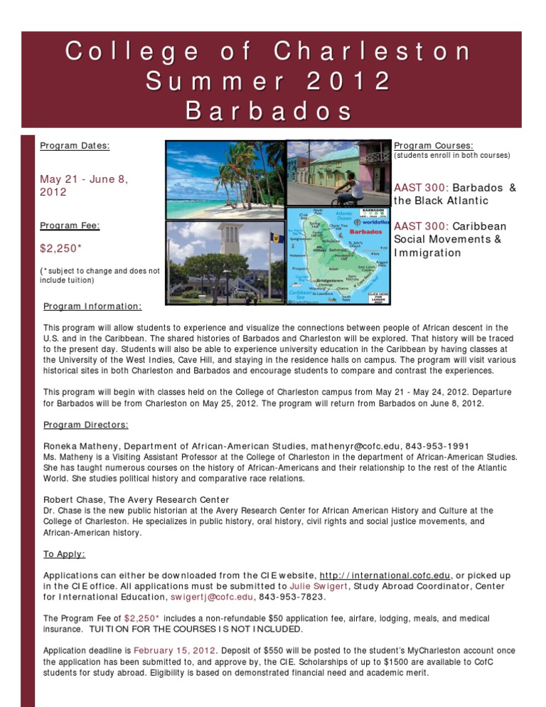 Barbados Flyer OFFICIAL | PDF