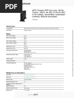 APC SRT5KXLI UPS Specifications | PDF | Electrical Engineering ...