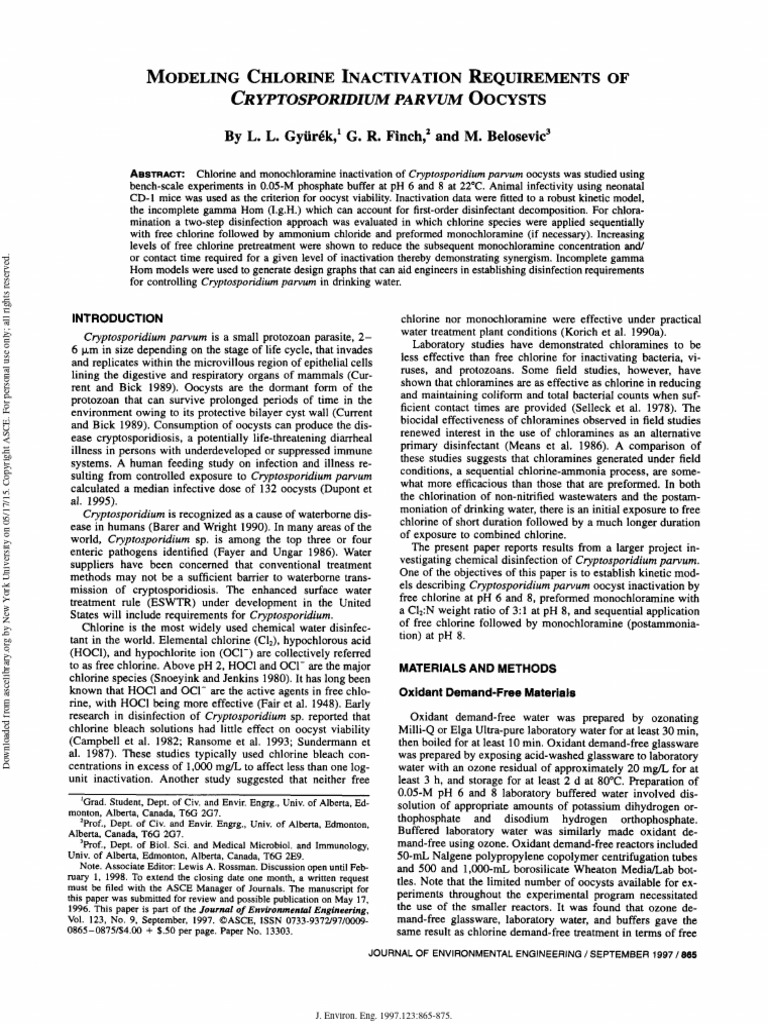 Corrosion Control Strategies For The Halifax Regional Distribution ...