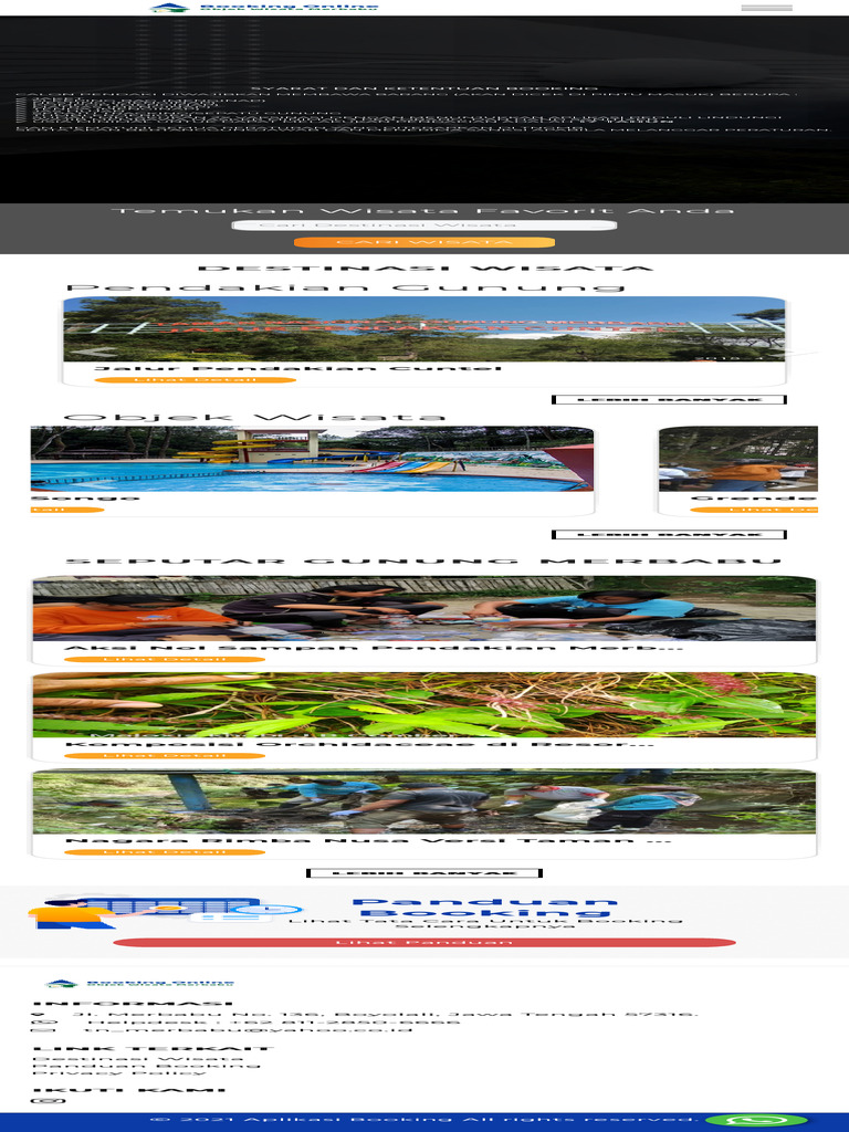 Aplikasi Booking - Beranda | PDF