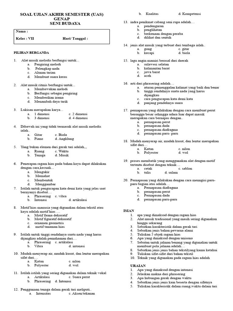 Soal 7 Uas sbd.24 | PDF
