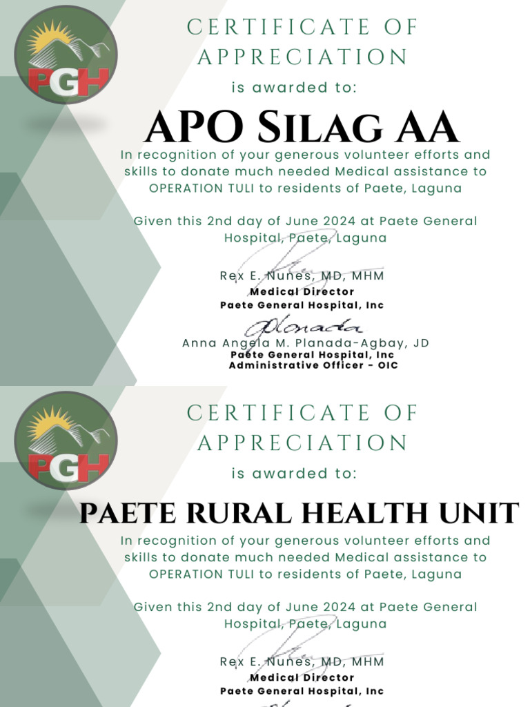 Certification Tuli | PDF