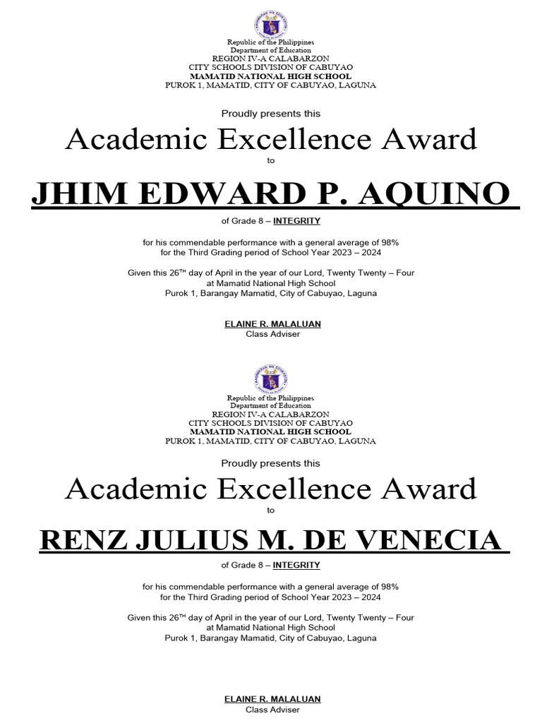 SPECIAL AWARDS | PDF