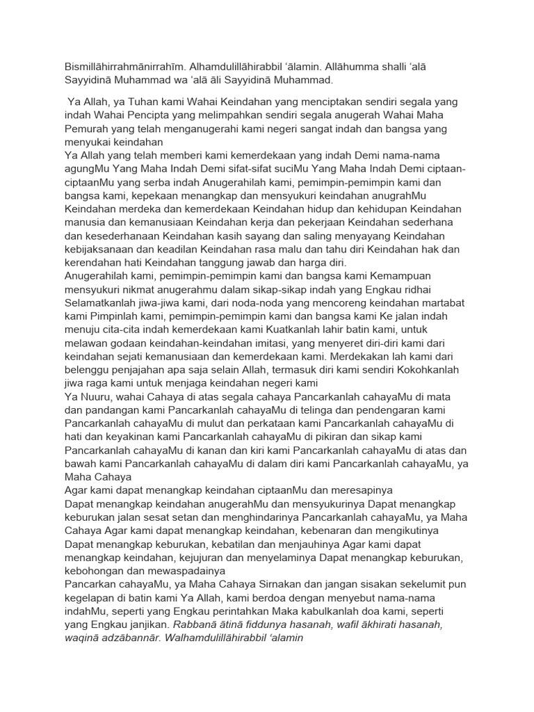 Teks Doa Upacara | PDF | Agama & Spiritualitas