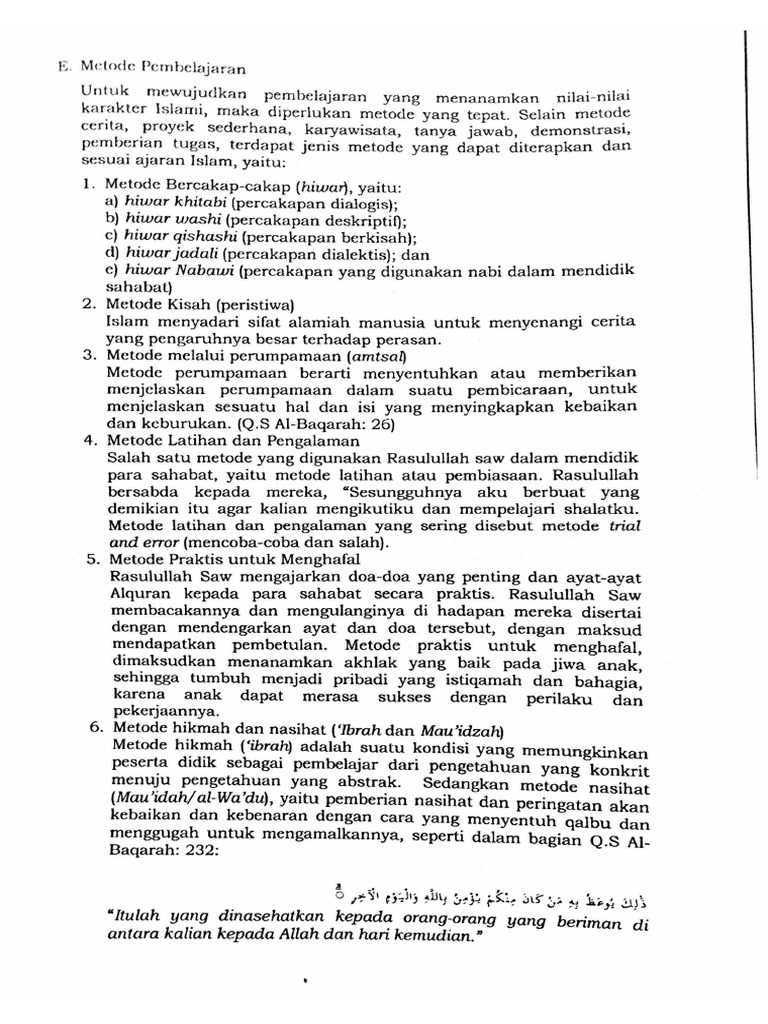 Metode Pembelajaran | PDF