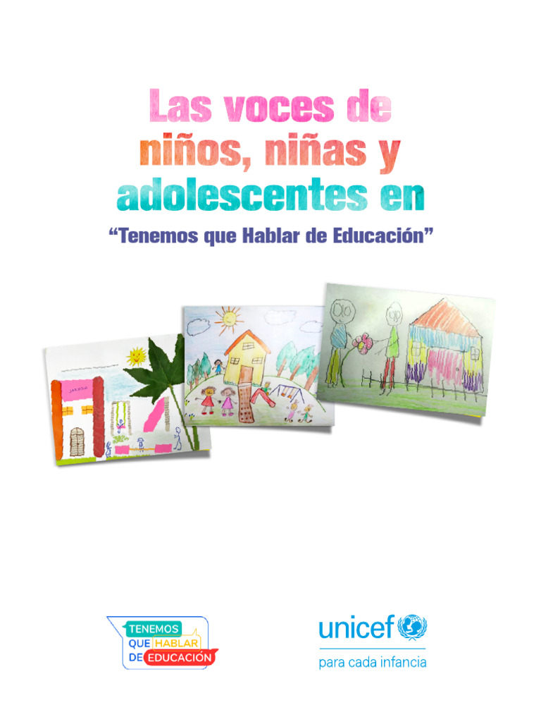 Las Voces de Niños, Niñas y Adolescentes en "Tenemos Que Hablar de ...