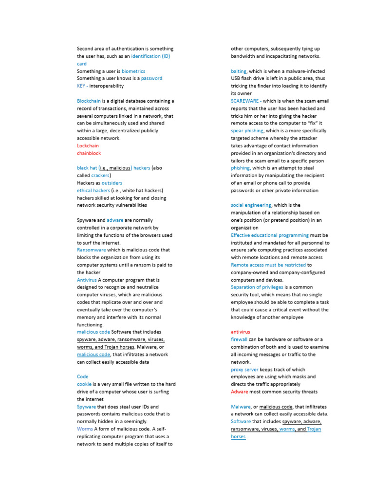 Info Finals 2 | PDF | Malware | Computer Virus