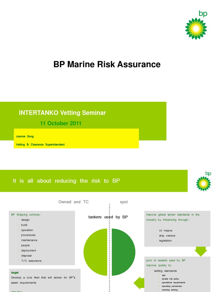 Intertanko Vetting Seminar - BP | PDF | Bp | Ships