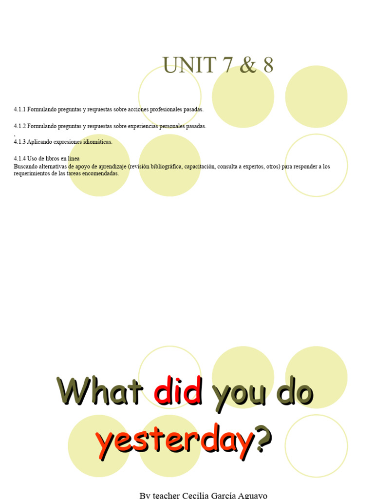 Simple Past Tense 2 | PDF | Verb | Semantic Units